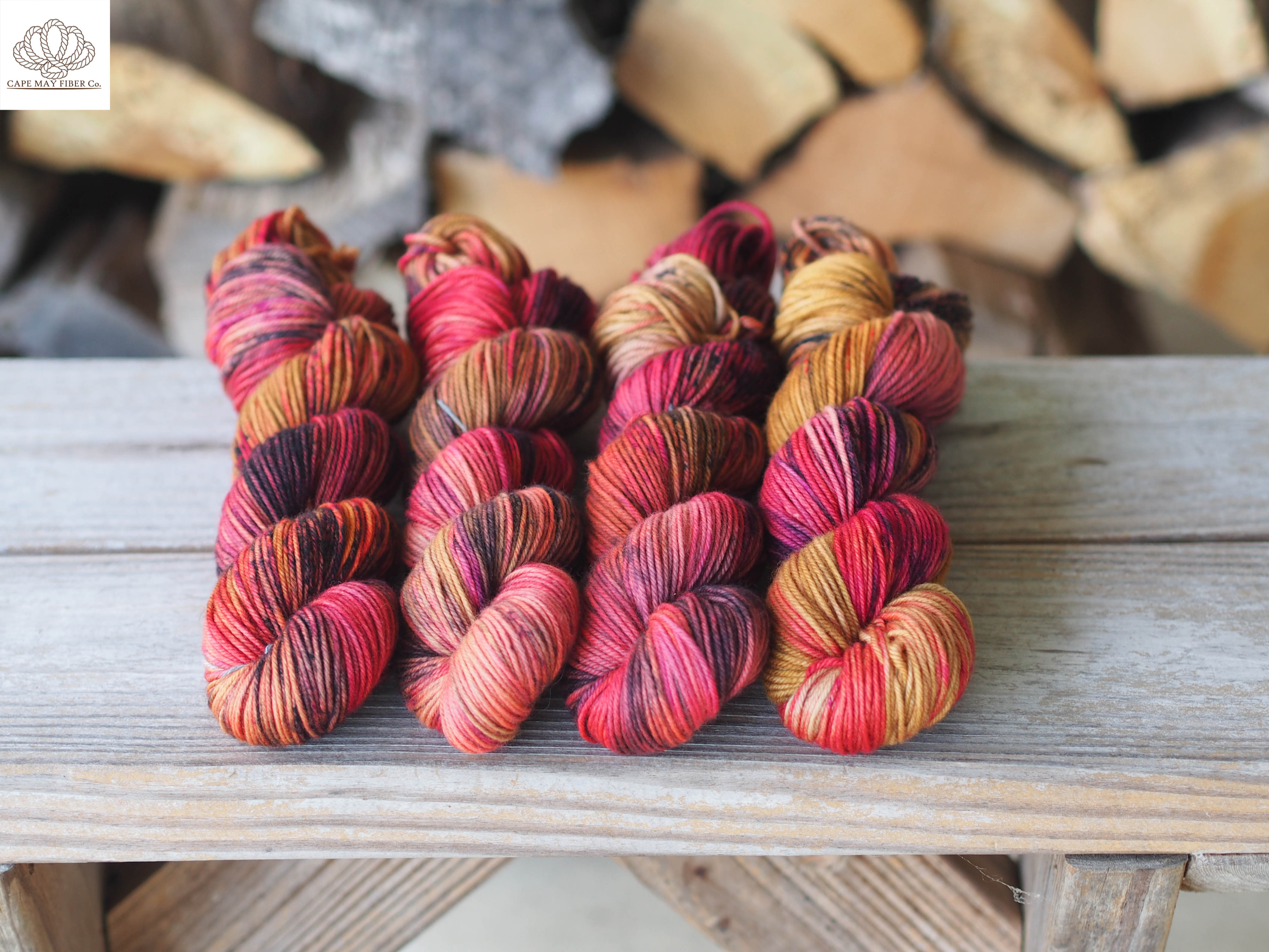 Ooak Red DK – Cape May Fiber