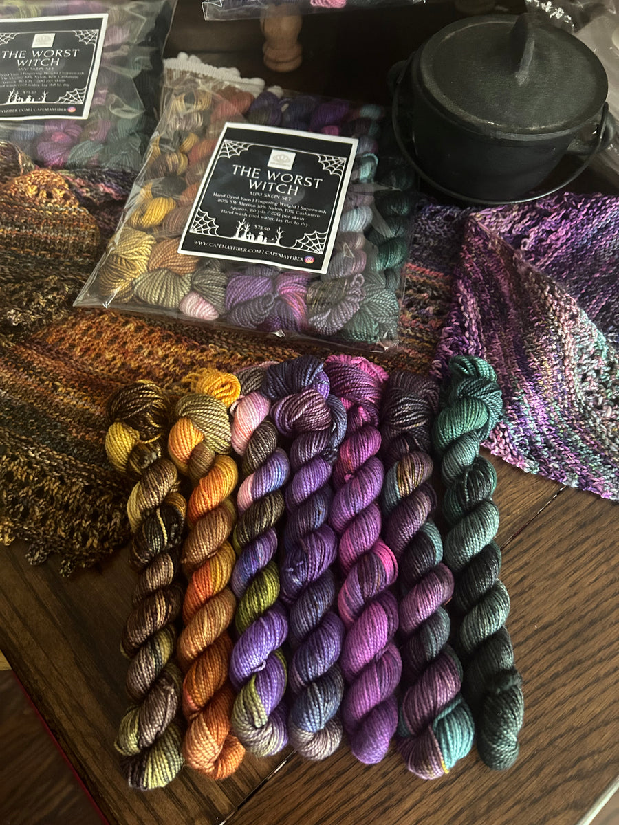 The Worst Witch Mini Skein Set – Cape May Fiber