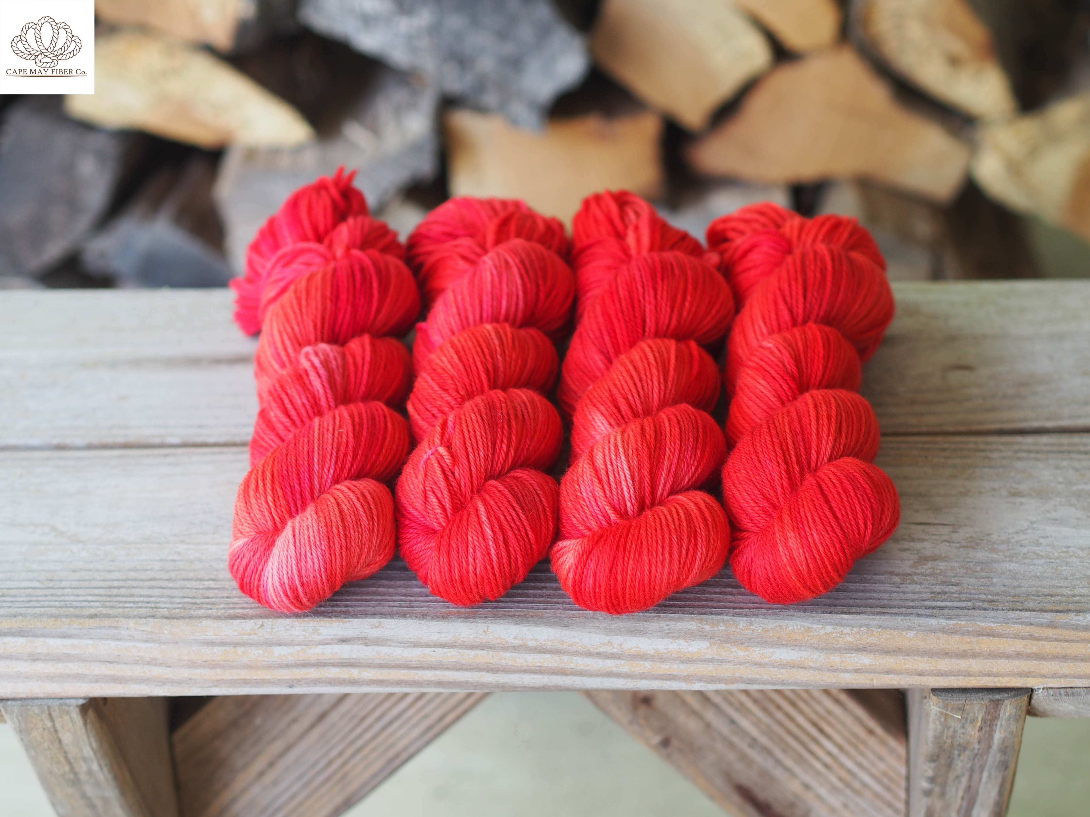 Vermilion Button – Cape May Fiber