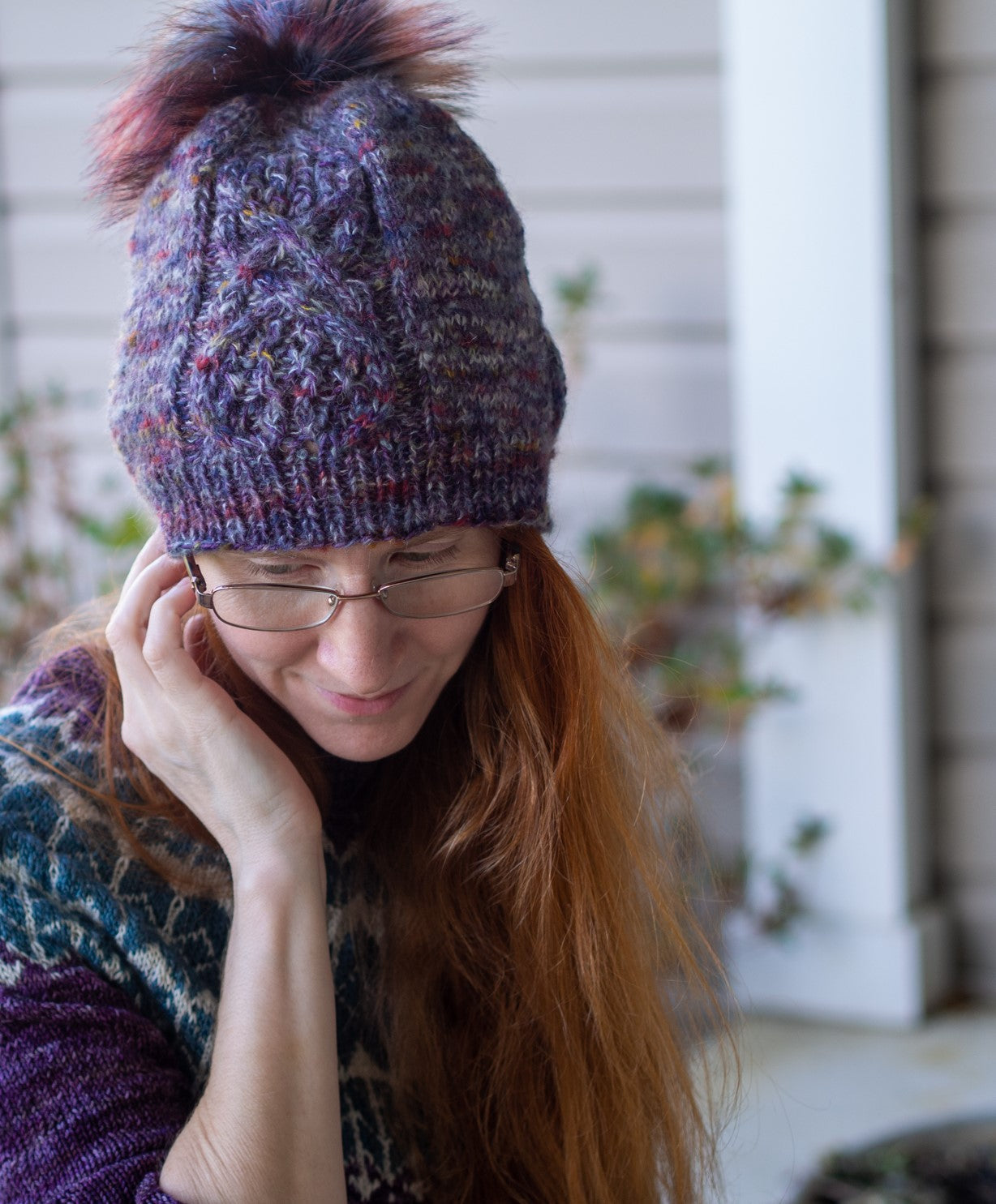 Cape Mae Hat Lace and Fingering Weight Knitting Pattern – Cape May Fiber